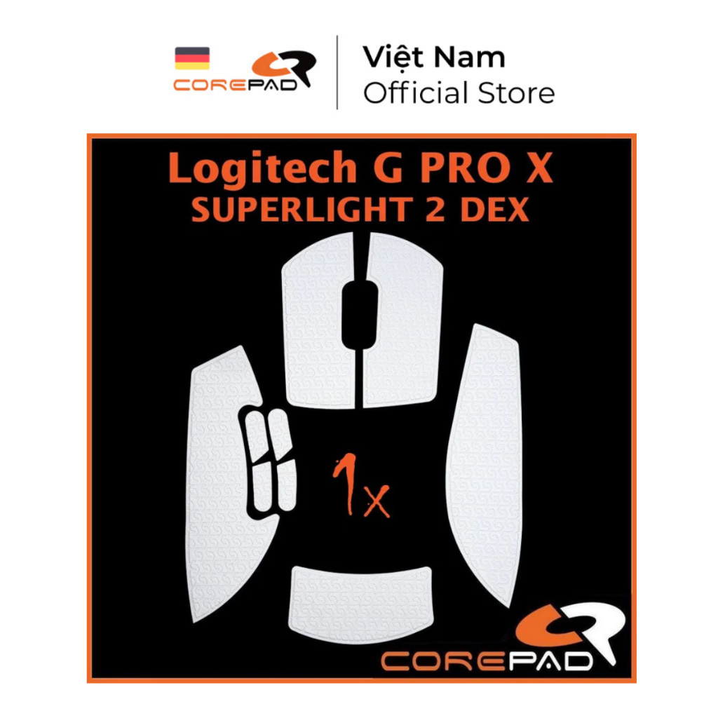 Corepad Soft Grips Logitech G PRO X SUPERLIGHT 2 DEX grip tape set - Genuine product | Shopee ...