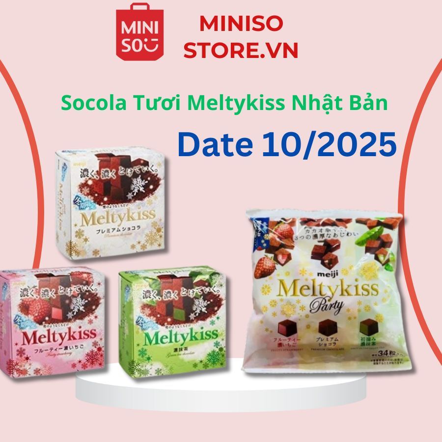 Meiji Meltykiss fresh chocolate Bag/Package: vanilla, green tea, strawberry, Japanese domestic ...