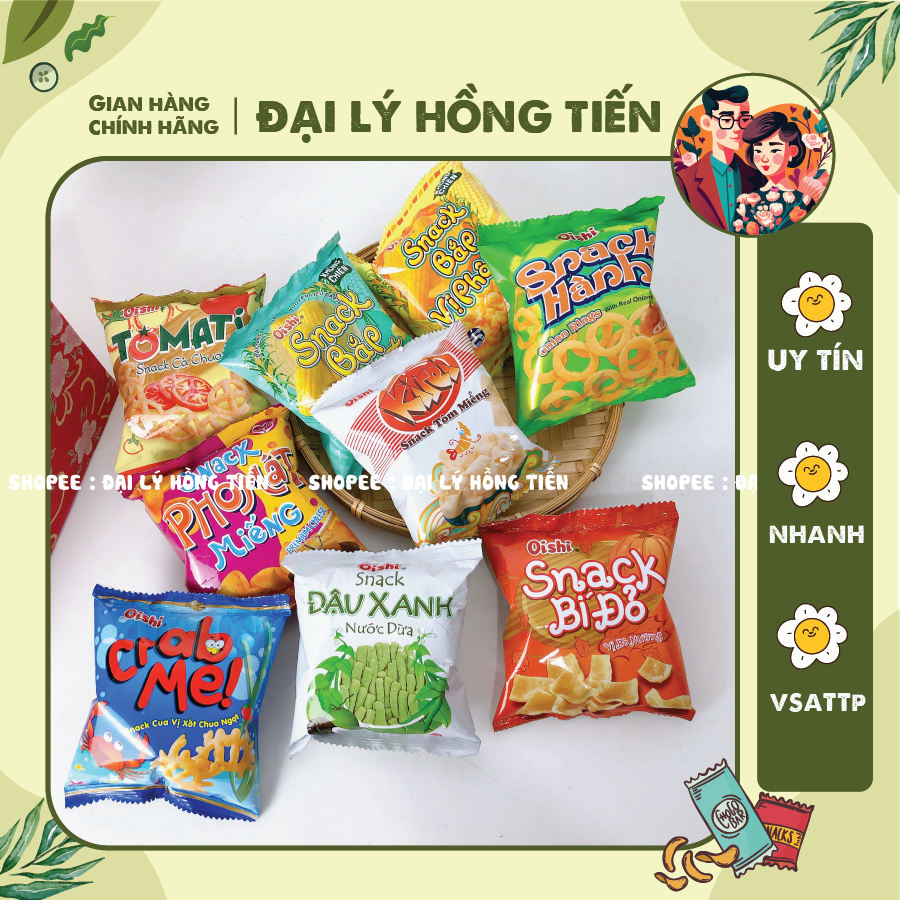 (COMBO 10 PACK) oishi bim bim (MINI PACKAGE 6G) with all genuine ...