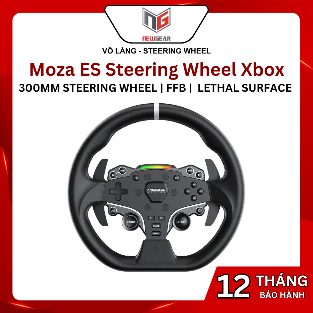 Moza Racing ES Steering Wheel – Professional Gaming Steering Wheel, Ergonomic Design | Shopee ...