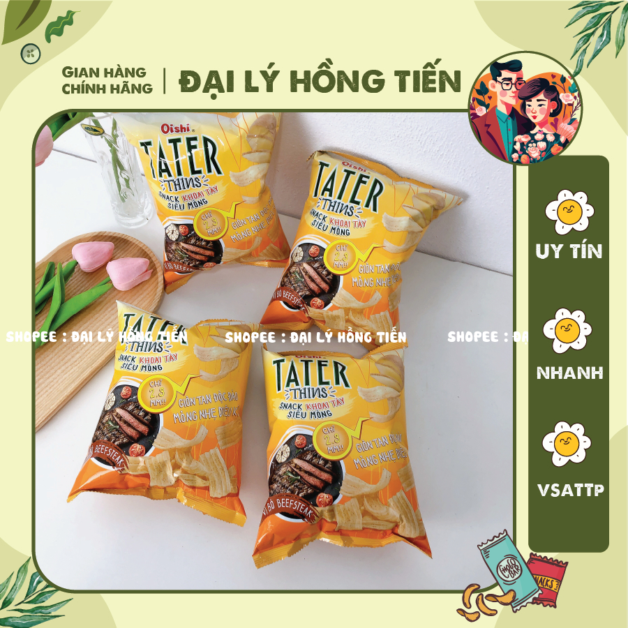 (LARGE Package 32G) Oishi TaTer Thins super thin potato snack Genuine ...