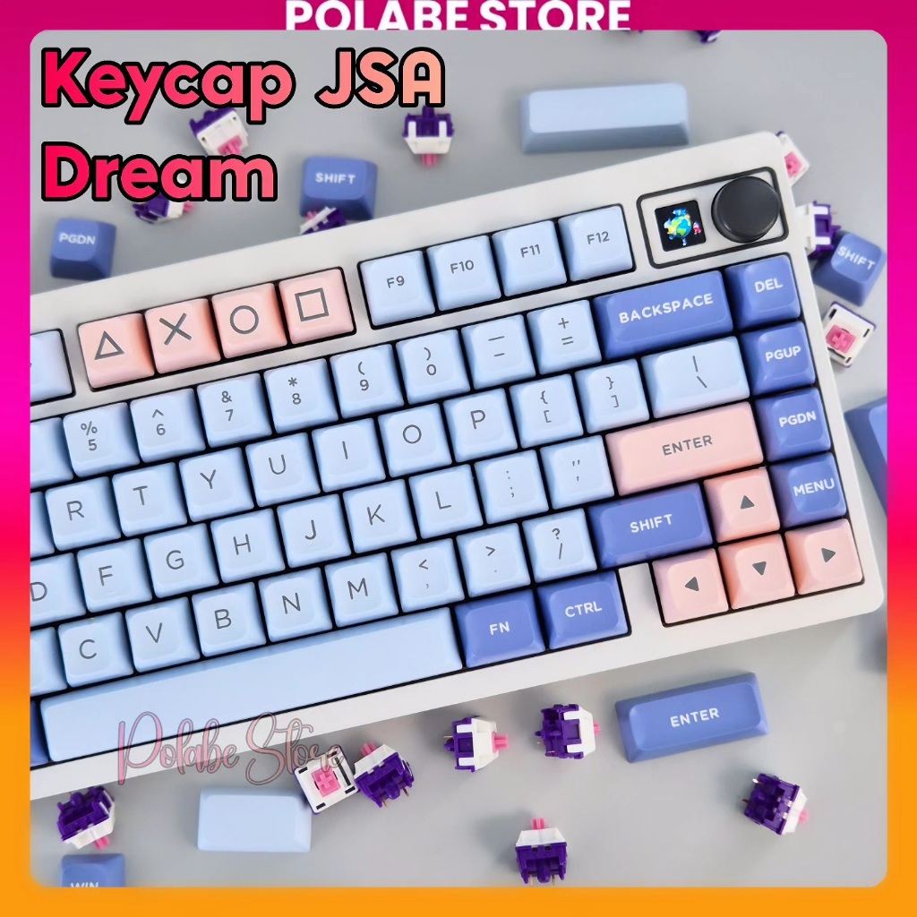 Keycap JSA Dream ASA Profile PBT material Polabe Store mechanical ...