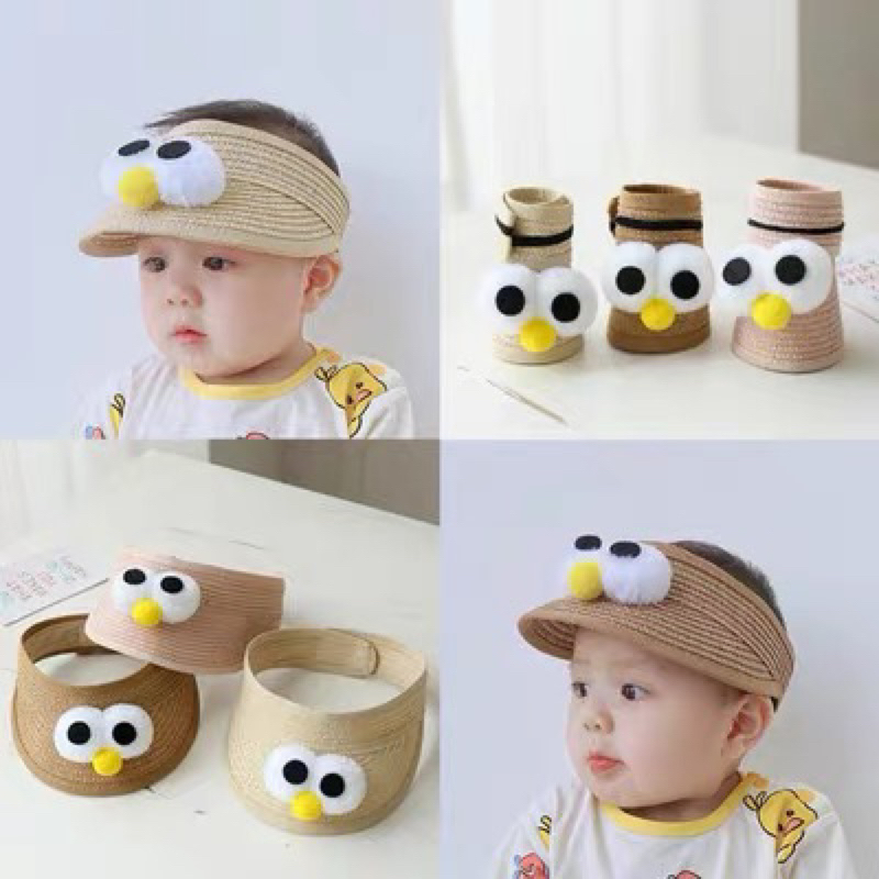 DC Mup 51: Bird-shaped straw hat for children 1-5 years old (with ...