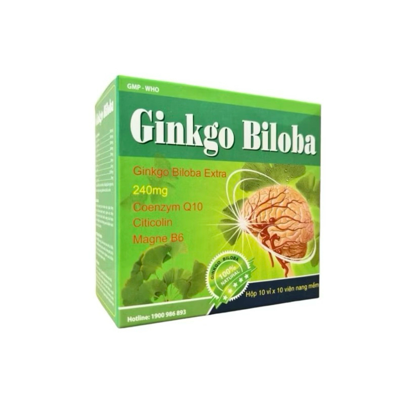 Brain Nourishing Blood (Green) Ginkgo BILOBA 240mg Light Green, Ginkgo ...