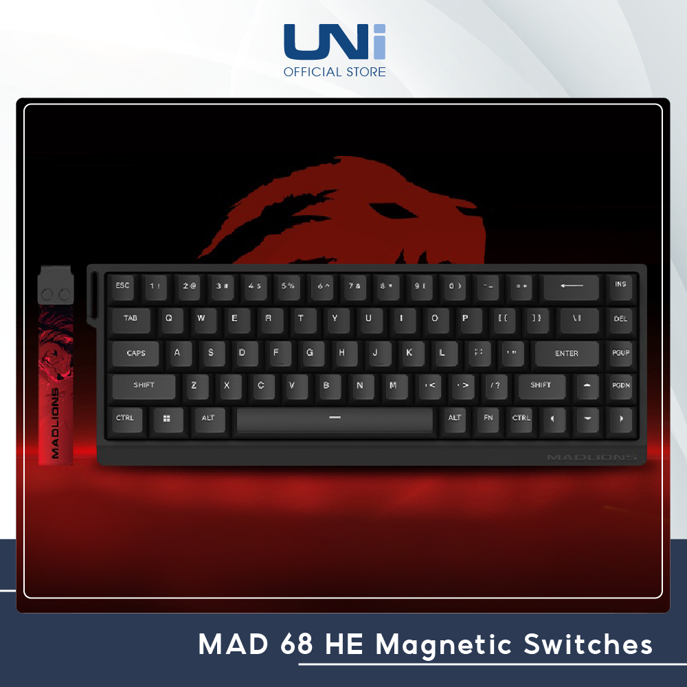 Mad 68 HE Magnetic Switches RGB Keyboard - Rapid Trigger - UNI OFFICIAL ...