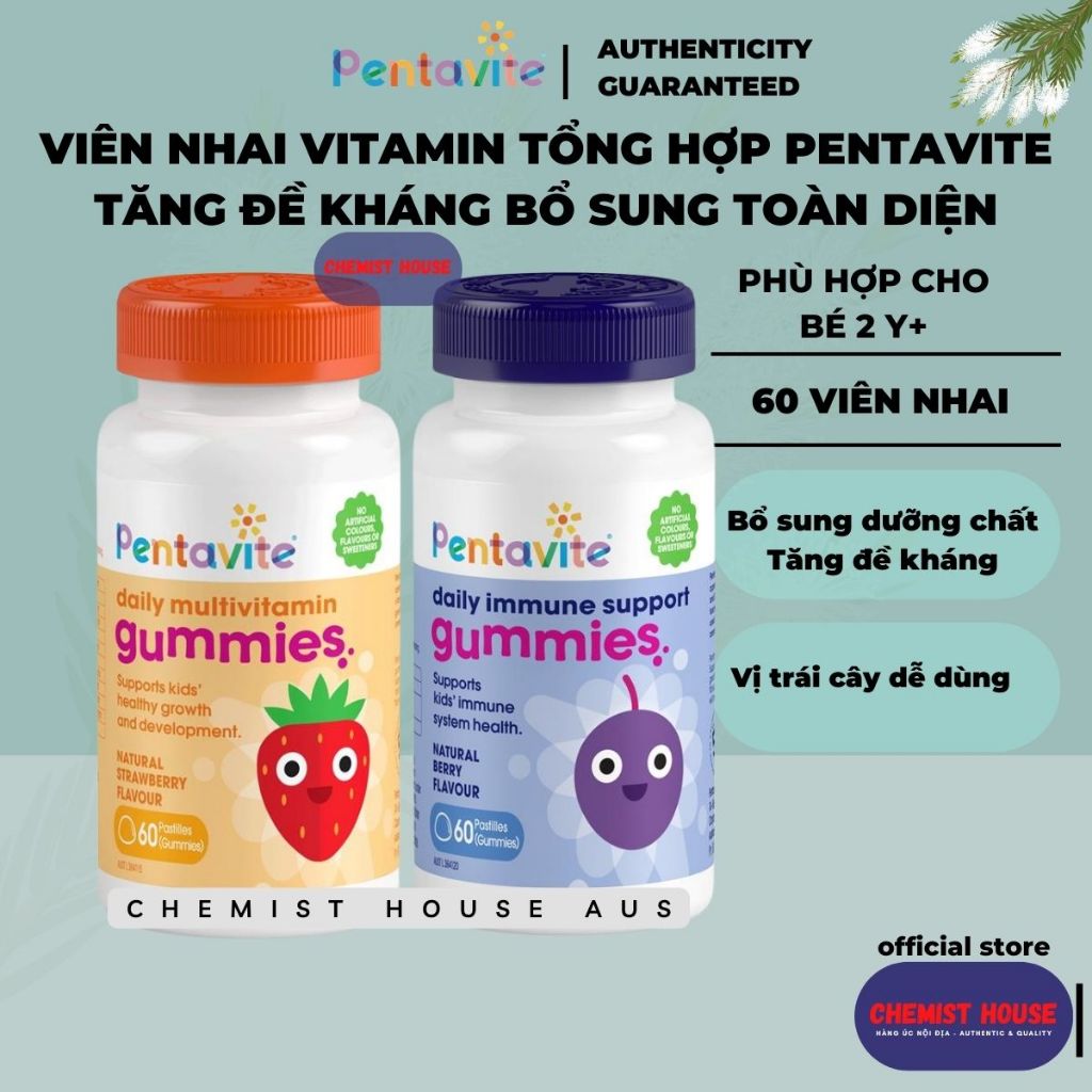 [Pentavite] Multivitamin Chewing Candy to Increase Baby's Immunity ...