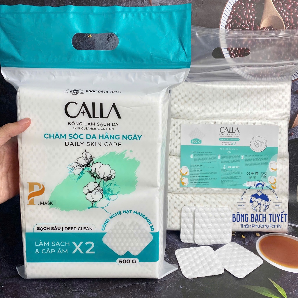 Snow White Deep Cleansing Makeup Remover Cotton Calla Massage Seeds ...