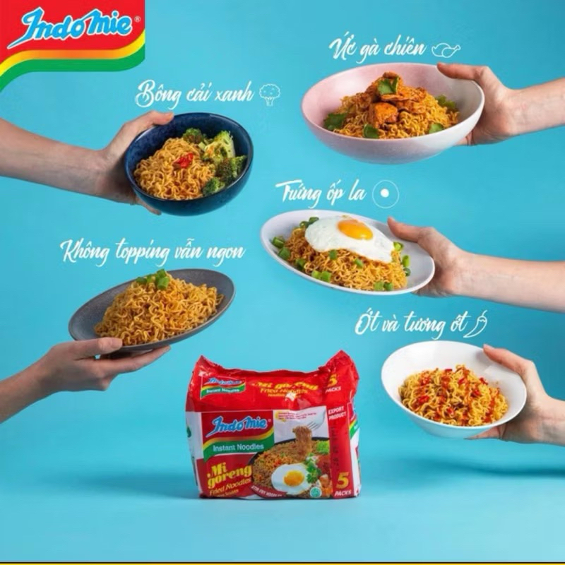 Indomie noodles dry fried noodles mixed with delicious and attractive ...