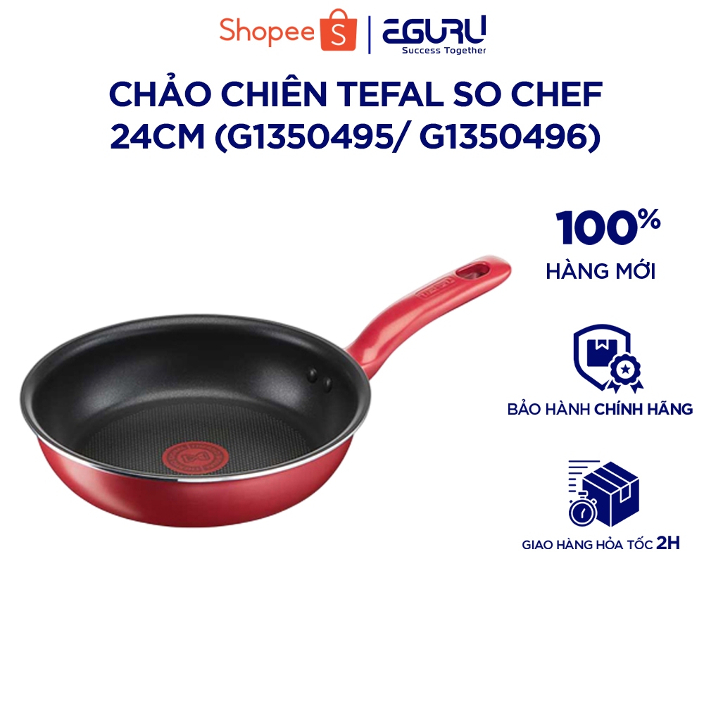 Tefal So Chef Frying Pan 24cm (G1350495/ G1350496) - Genuine Product ...