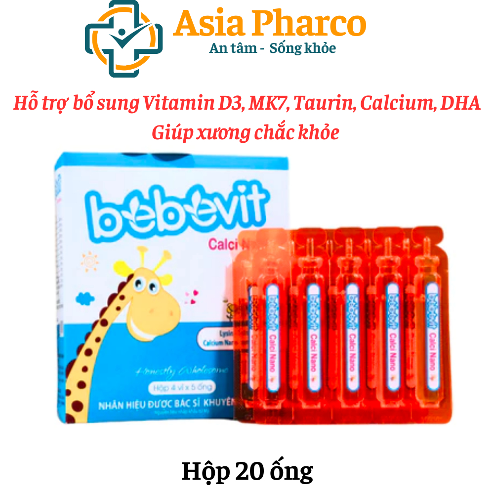Bebevit CALCI NANO Syrup Supplements Vitamin D3, MK7, Taurin, Calcium ...