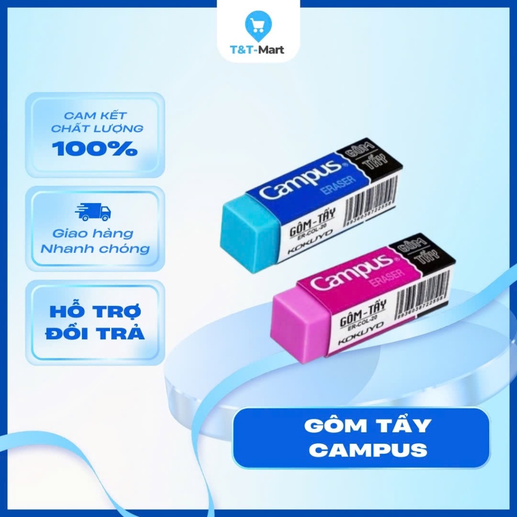 Dust-free Campus Color Eraser COL-20 KOKUYO | Shopee Malaysia