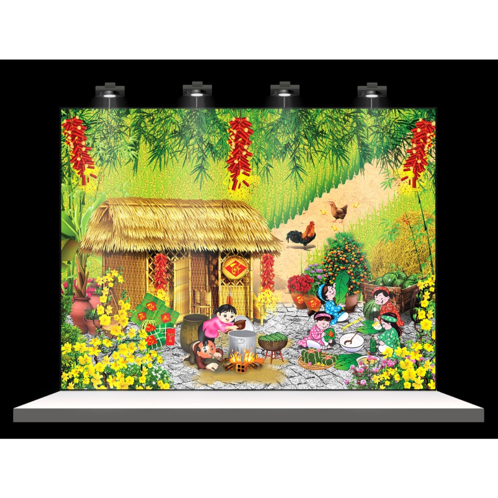 Photo BACKGROUND CNY - CNY COUNTRY TO WELCOME SPRING - BACKDROP CNY ...