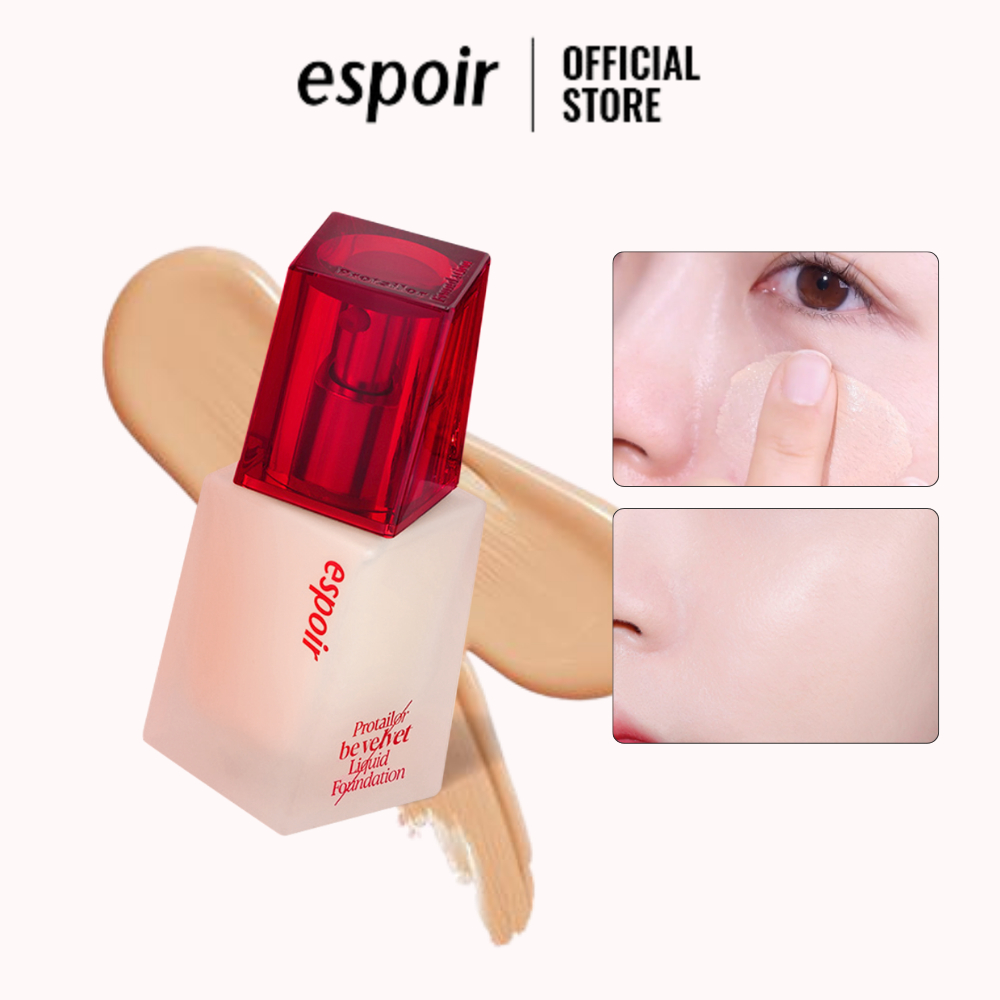 Espoir Pro Tailor Foundation Be Velvet Super Coverage Foundation SPF22 ...
