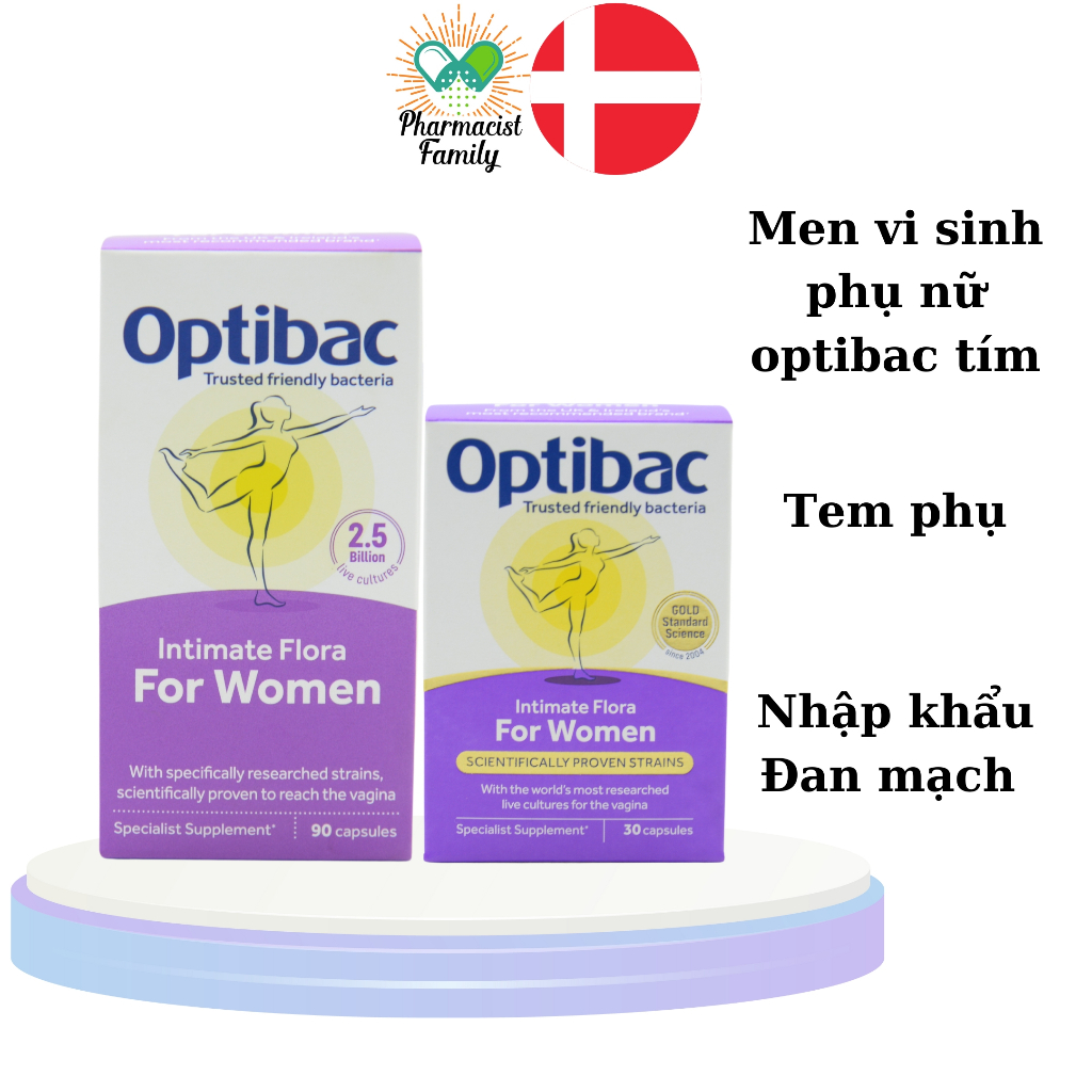 Optibac Purple - Gynecological Probiotics, Intimate Care, Probiotics ...
