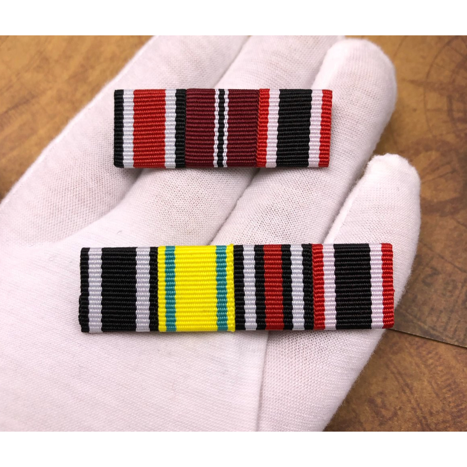 Hard metal Ribbon Bar, colorful chest strips, ribbons, medals ...