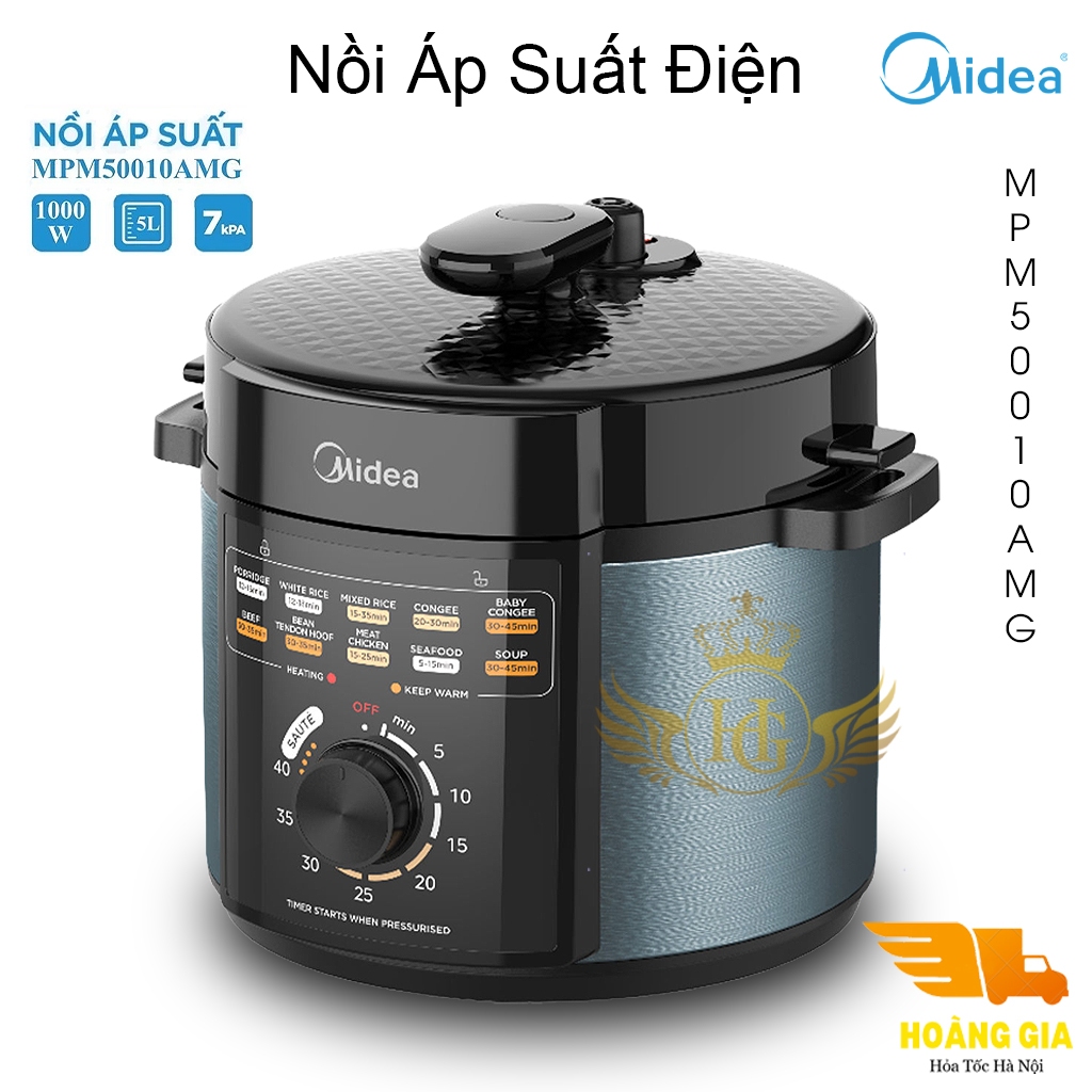 Midea MPM50010AMG Multifunctional Electric Pressure Cooker 5L Capacity ...