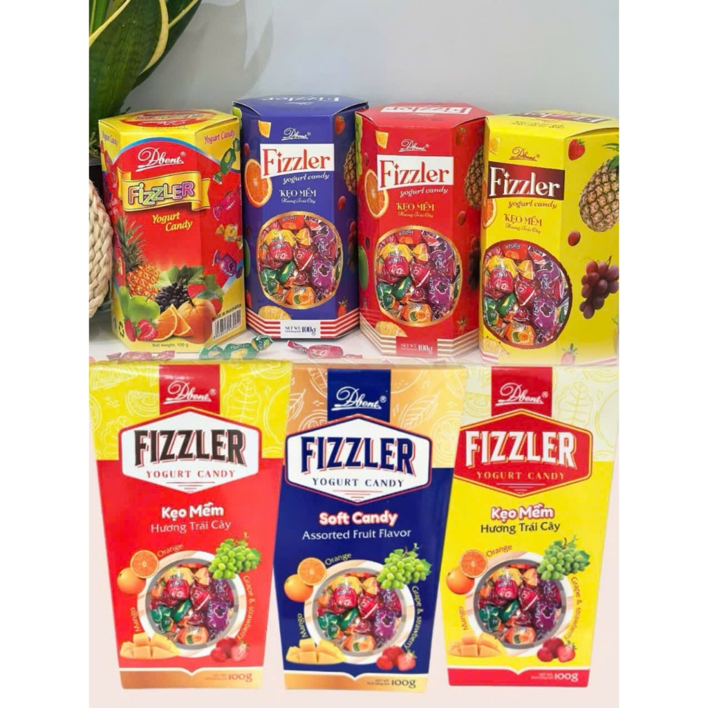 (Wholesale Box) 36 Boxes of Fizzer Fruit-flavored Yogurt Soft Candy ...