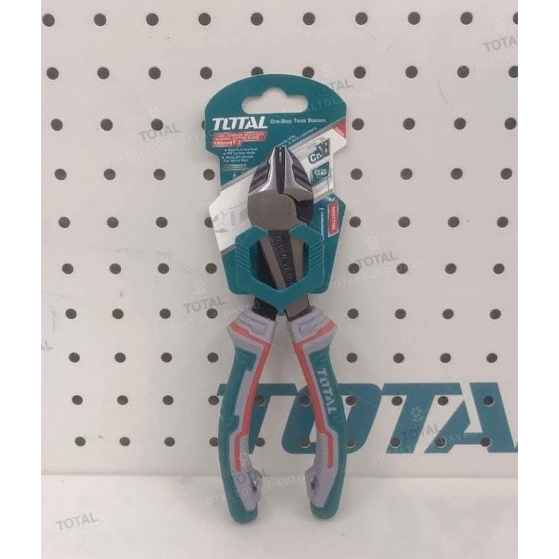 Total THT27716S 180mm premium heavy-head diagonal cutting pliers ...