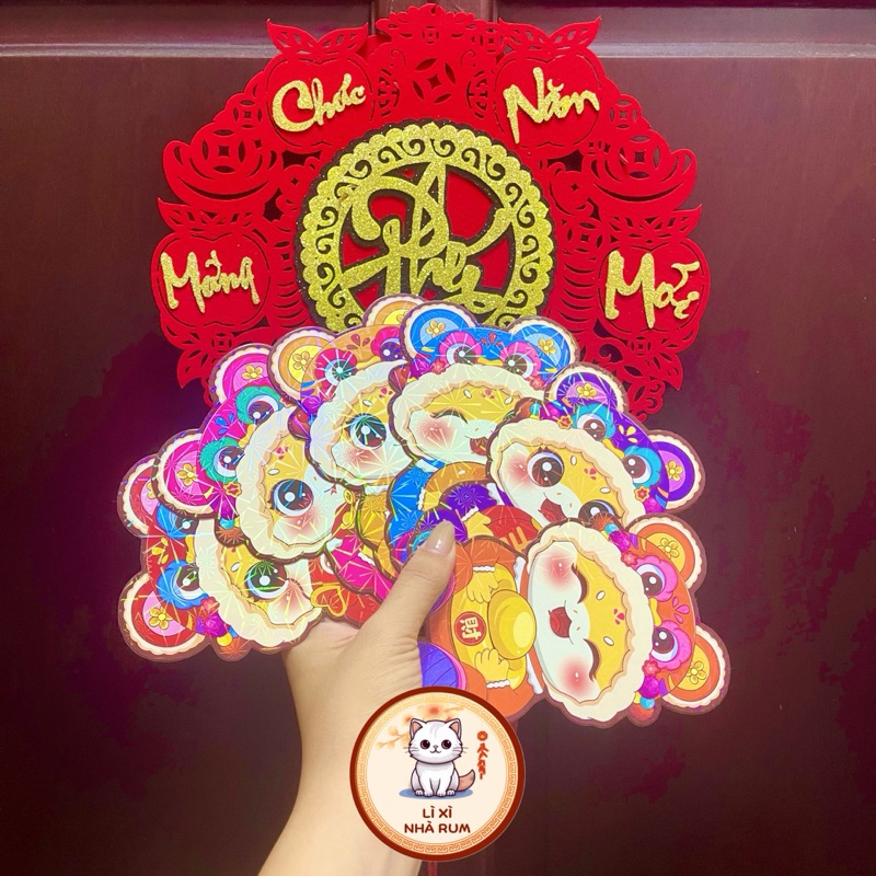 Set of 6 Chibi Red Envelopes CNY 2025 At Ty Baby Na Chibi Shape Lucky ...