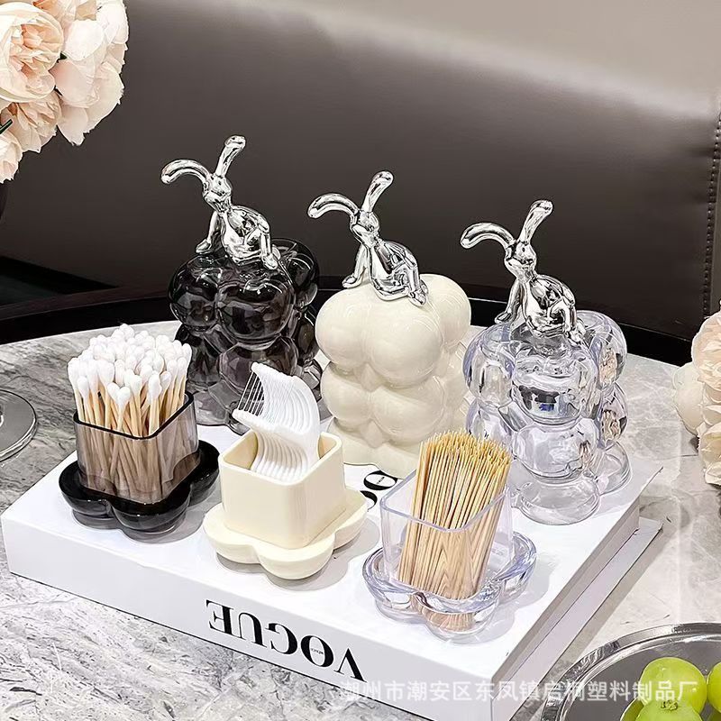 Luxury Decorative Cloud-Shaped Toothpick Box with Rabbit Lid | Shopee ...