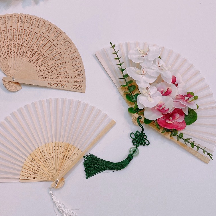 Flower House Fan Ao Dai Fan Design Fan | Shopee Malaysia