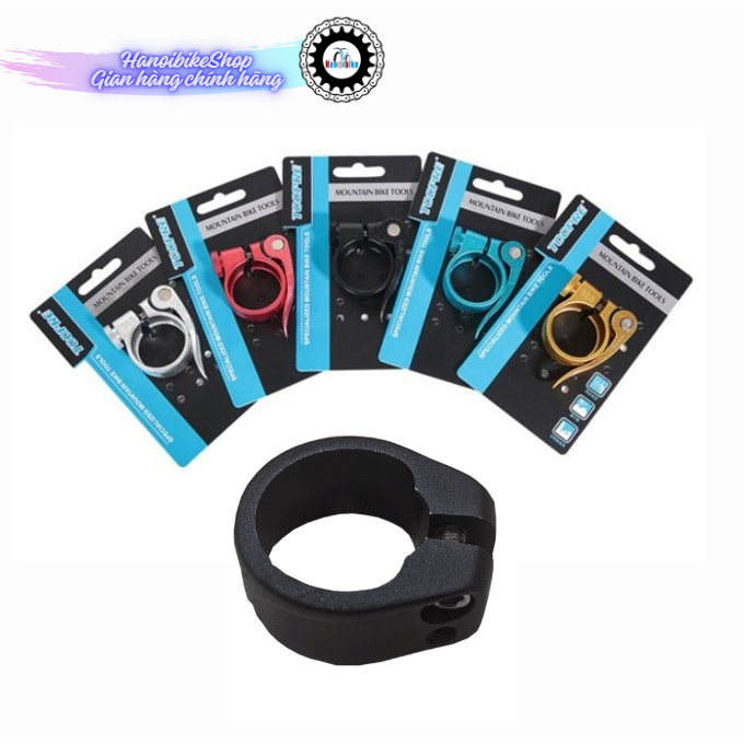 Bicycle seat post lock with quick release and screw lock | Shopee Malaysia