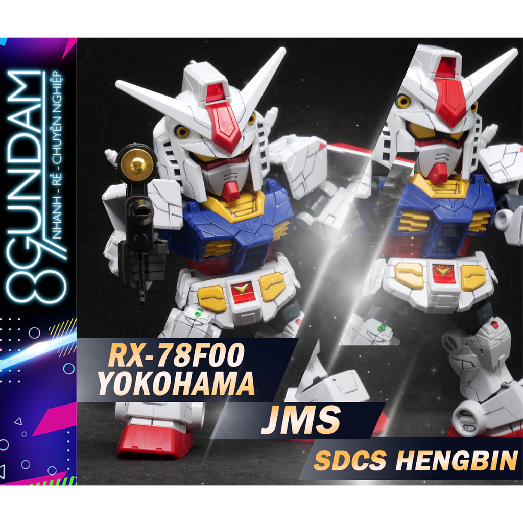 SD CS Rx-78F00 Rx-78-2 Yokohama Fighter JMS Assembly Model (with base) | Shopee Malaysia