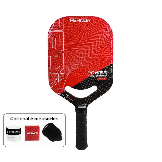 Genuine REANON 14mm gritty surface carbon Pickleball racket approved by ...