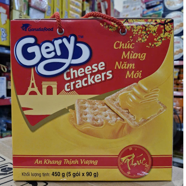 Gery Cheese Crackers Paper Box 450g CNY 2025 | Shopee Malaysia