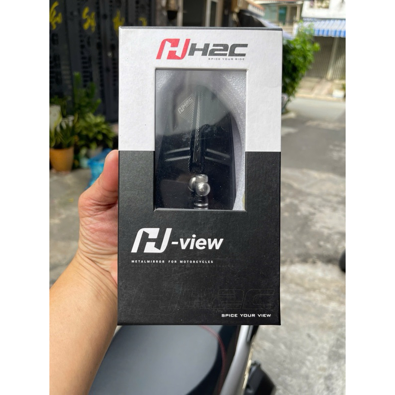 Genuine H2C Glass Mirror model V1X (with hexagon included) | Shopee ...