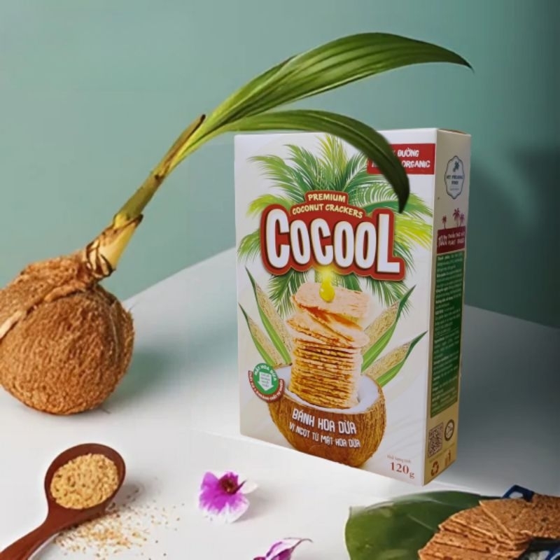 Cocool coconut flower cake 120g - 100% natural ingredients - Sweet ...
