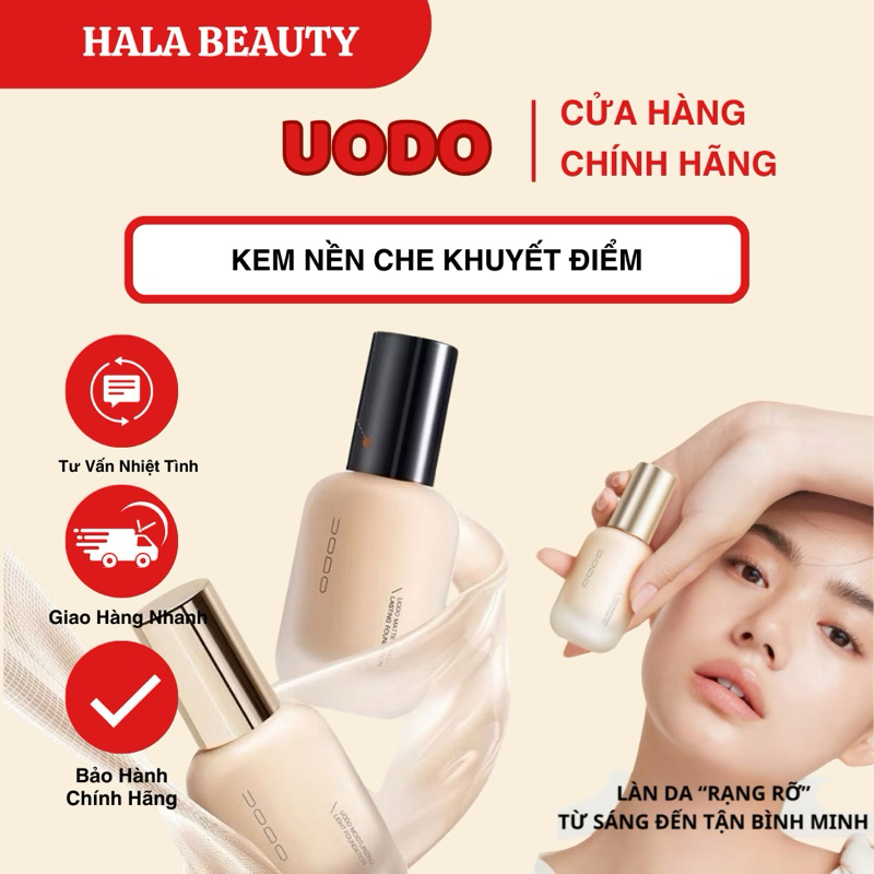 [Uodo] Uodo Oil Control Moisturizing Liquid Foundation 30ml | Shopee ...