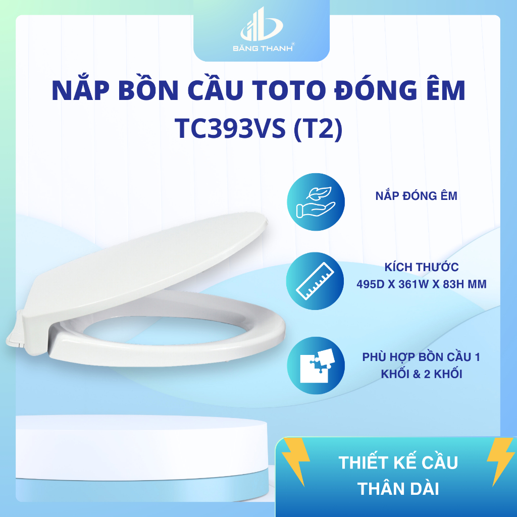 Toto Soft Closing Toilet Cover Suitable for 1-Piece and 2-Piece Toilets ...