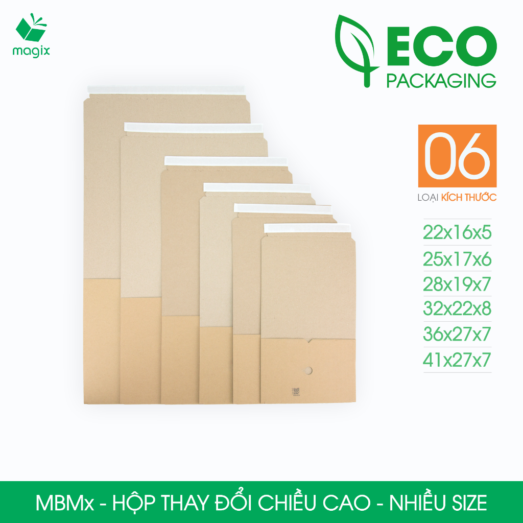 Mbm - 20 height-adjustable carton boxes - Many sizes - Packaging boxes ...