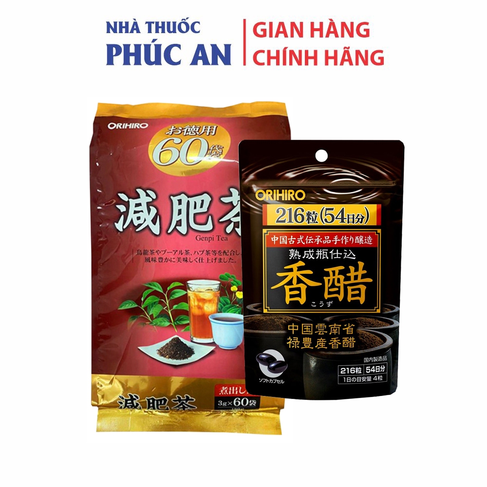 Japanese Orihiro weight loss and belly fat reduction Combo - genpi tea ...