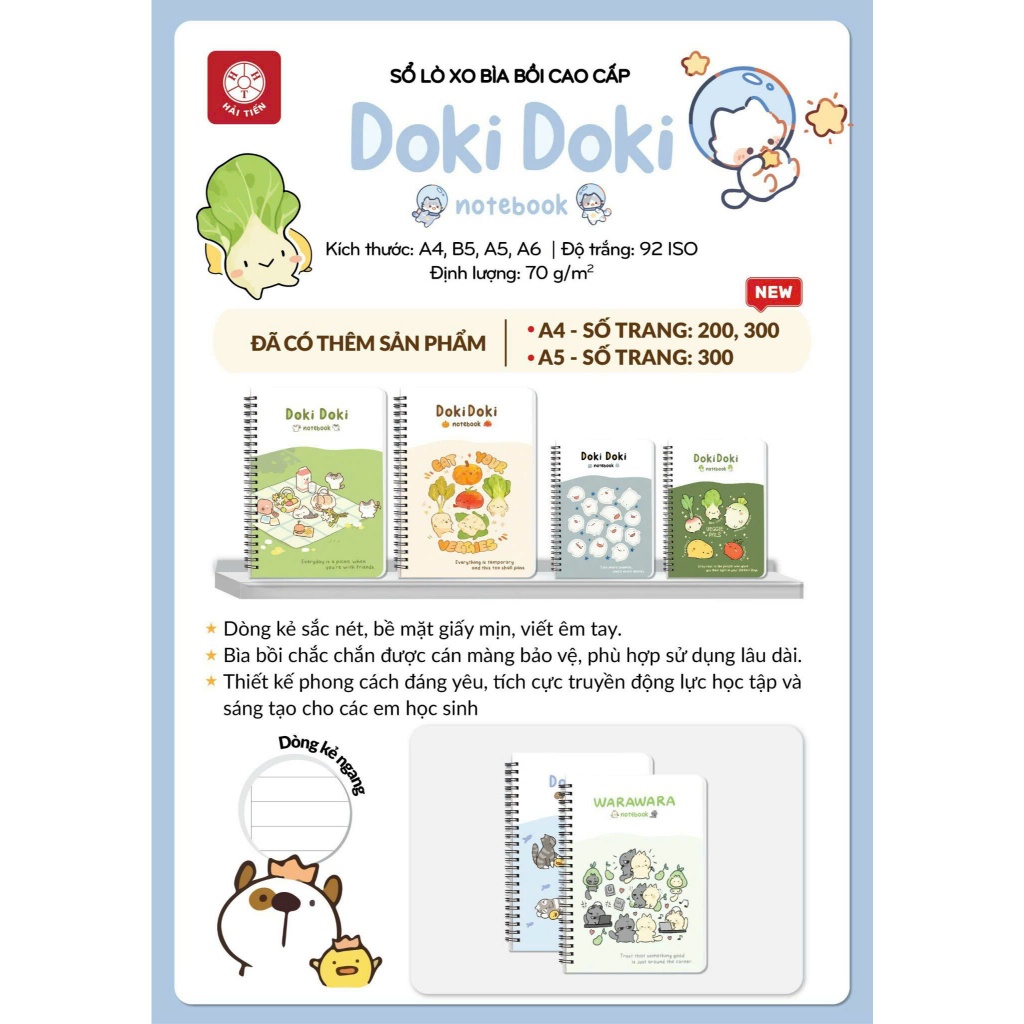 XO Doki Doki Spring-bound notebook | Shopee Malaysia