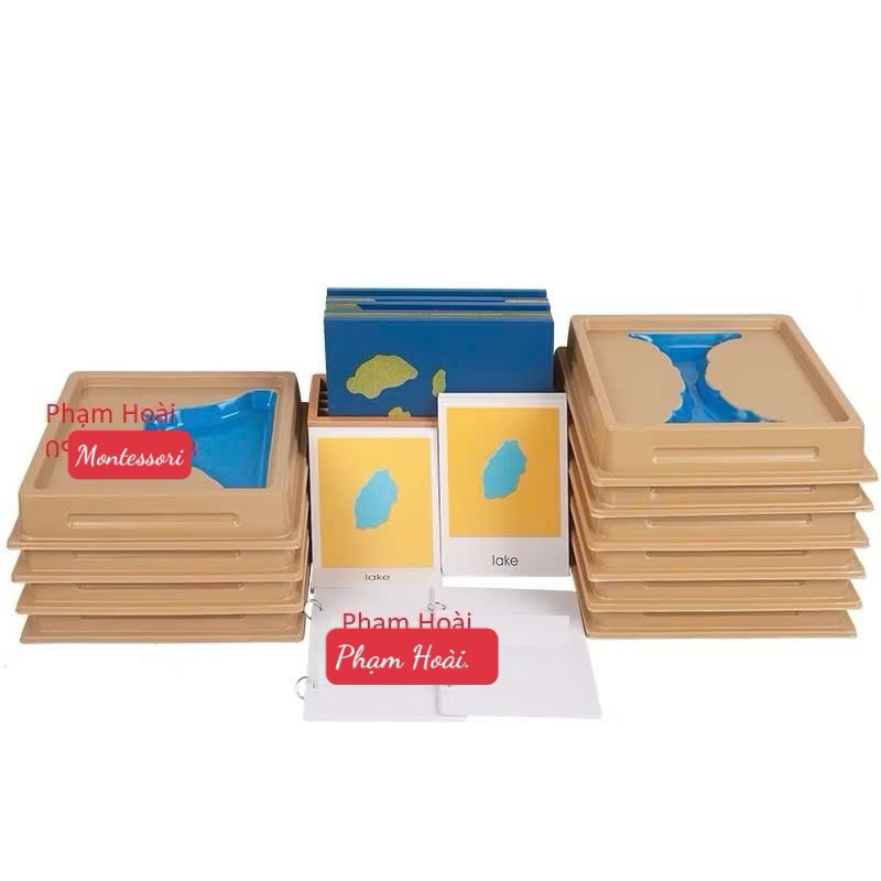 Geography corner, lake card, montessori island, geographical geometry ...