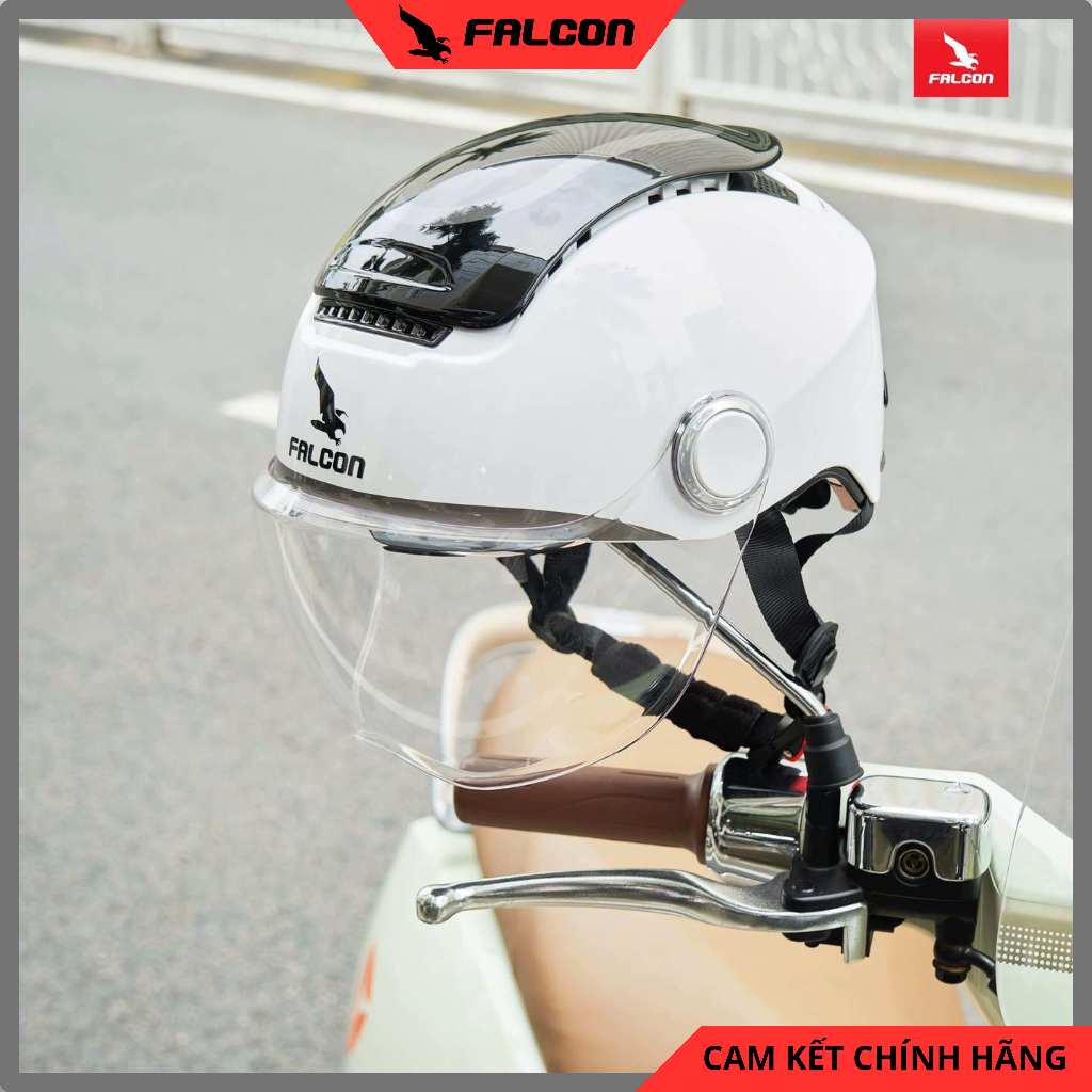 [Ho Chi Minh City Express] GENUINE Falcon Bee Half Head Helmet with 2 ...