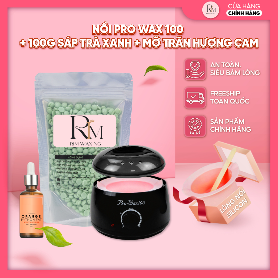 New Generation Prowax100 Wax Cooking Pot Combo RIM WAXING + 100Gr Full ...