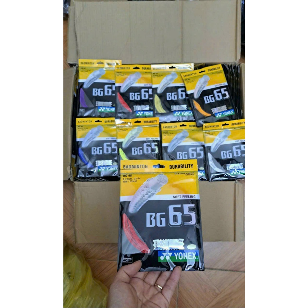 Yonex BG65 badminton racket string 0.7mm. | Shopee Malaysia