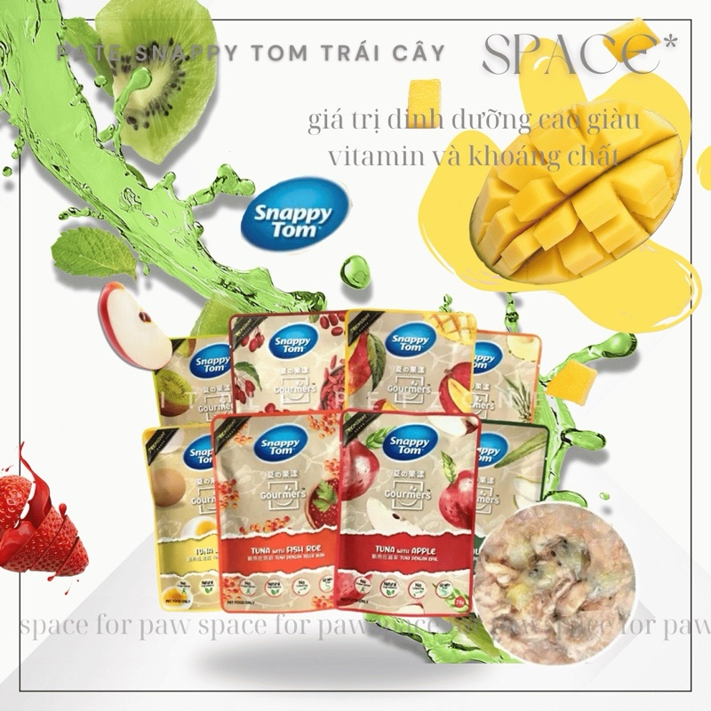 Liquidation ON SALE [SNAPPYTOM]Snappy Tom Cat Pate Tuna Mixed Fruit 70g ...