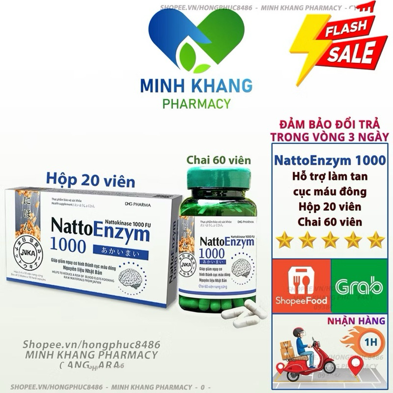 Nattoenzym / Natto Enzym 1000 - Supports blood clot dissolution ...