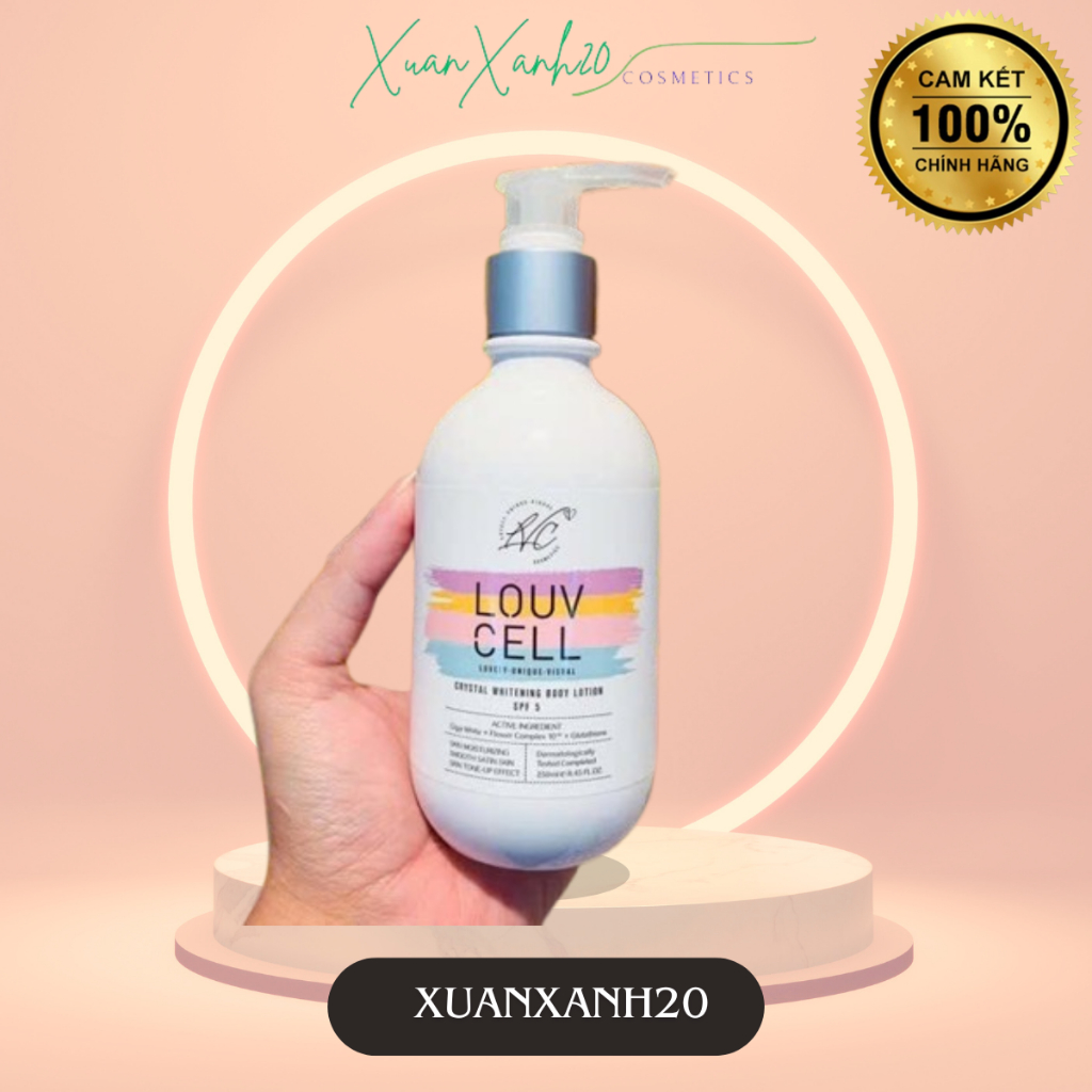 Louv Cell Crystal Whitening Body Lotion 250m | Shopee Malaysia