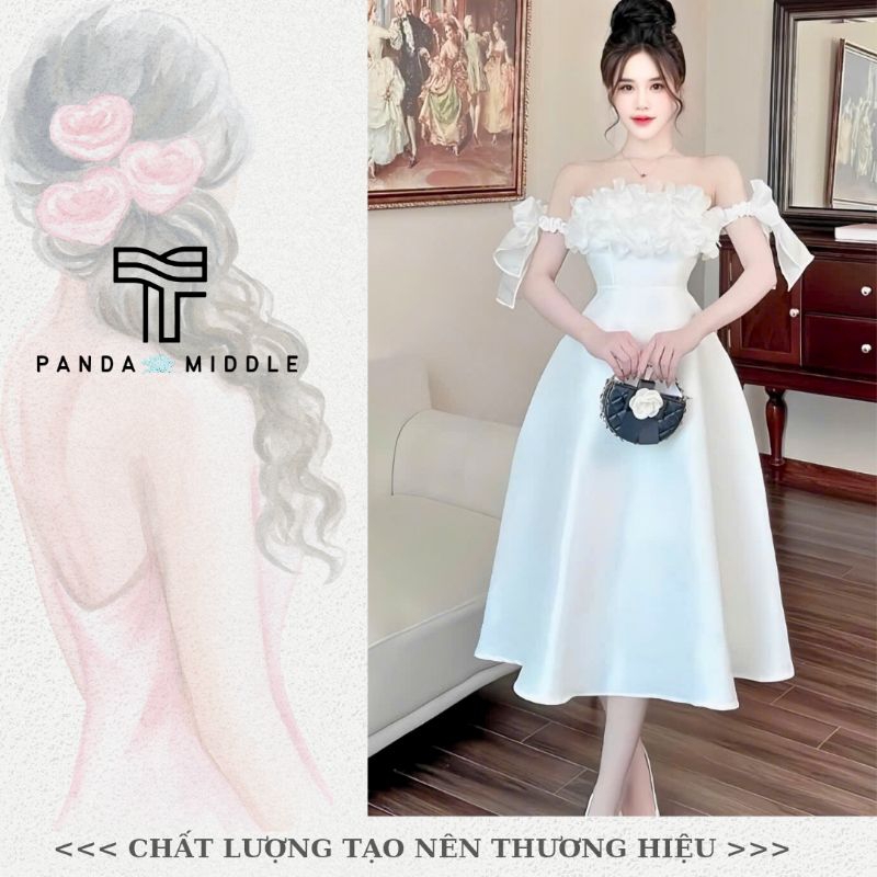 Tt06 - Strapless tafta dress, strapless tafta dress with floral border ...