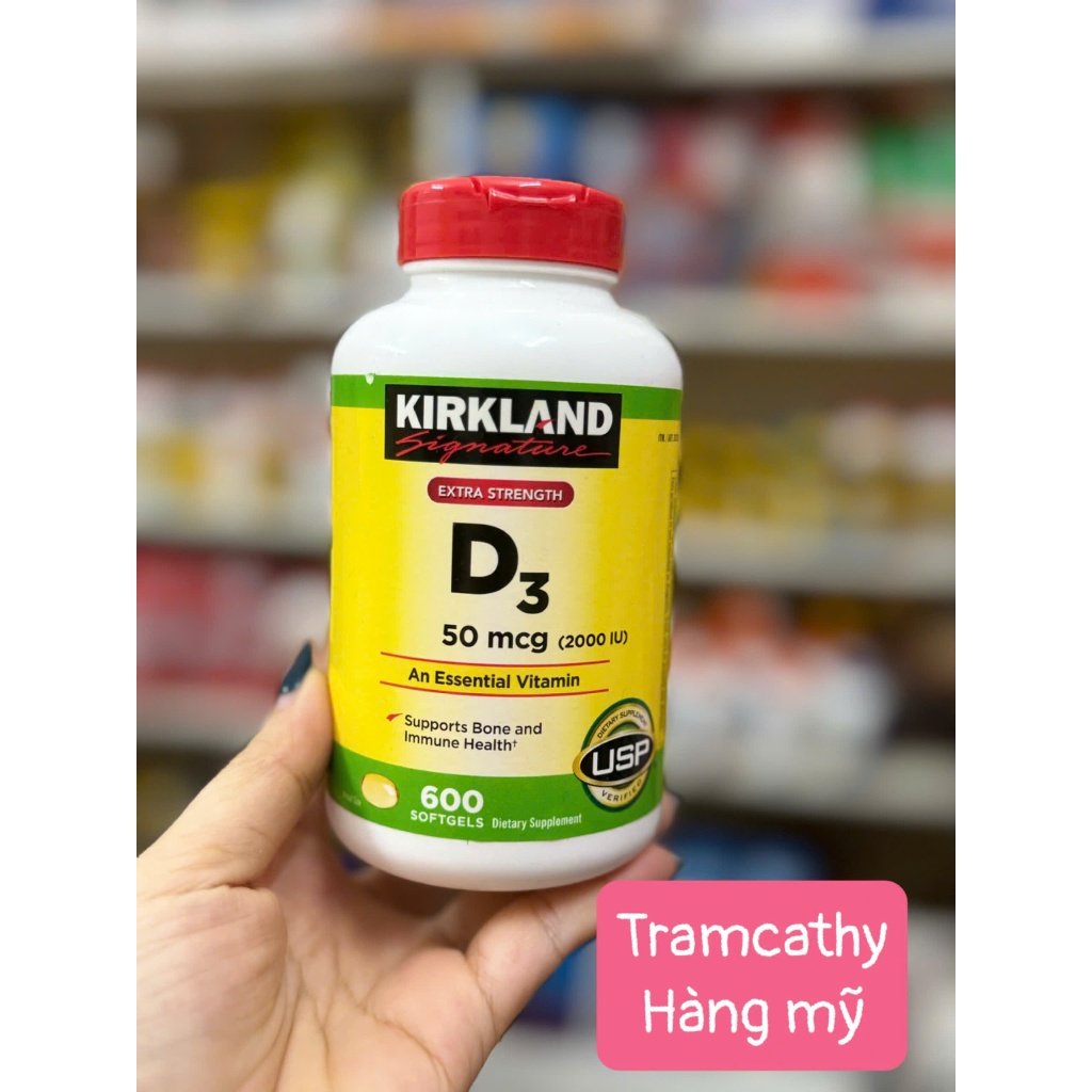 Kirkland Signature Vitamin D3 50mcg (2000 IU) 600 tablets | Shopee Malaysia