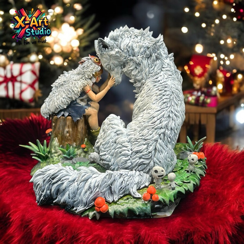 Princess Mononoke and Moro Figure 12cm | Shopee Malaysia