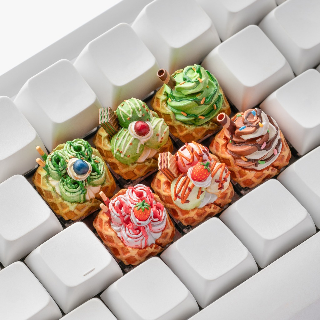 Dwarf Factory mechanical keyboard Artisan Keycap - Frosty Van | Shopee ...