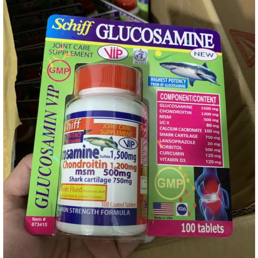 Schiff Glucosamine Vip Strengthens Bones And Joints Prevents