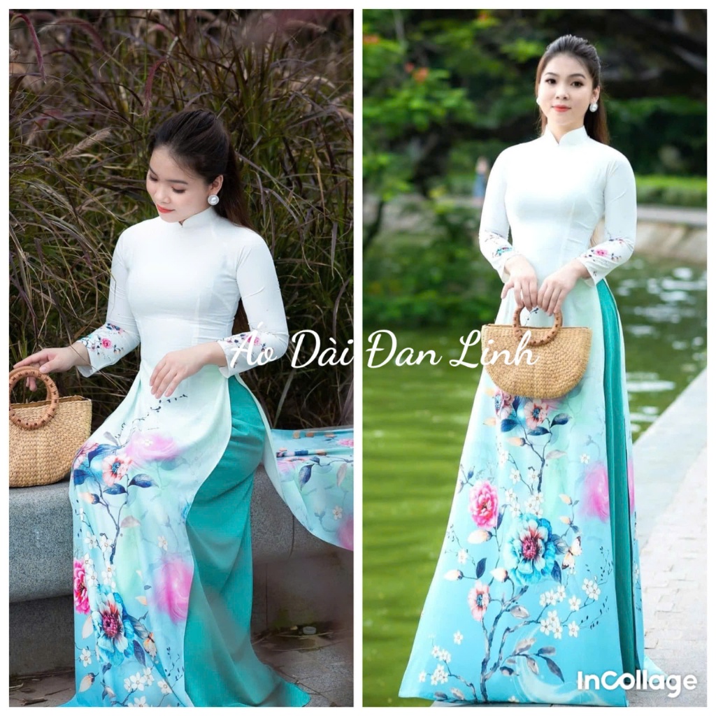 (A292-A686) 3D printed middle-aged ao dai models for ladies and mothers ...