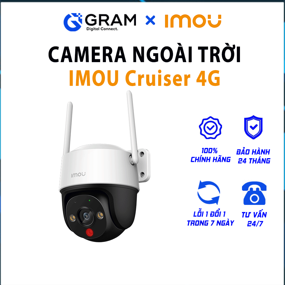 Imou Cruiser 4G Outdoor Camera Using 4G Sim for Talking Anti-Theft ...